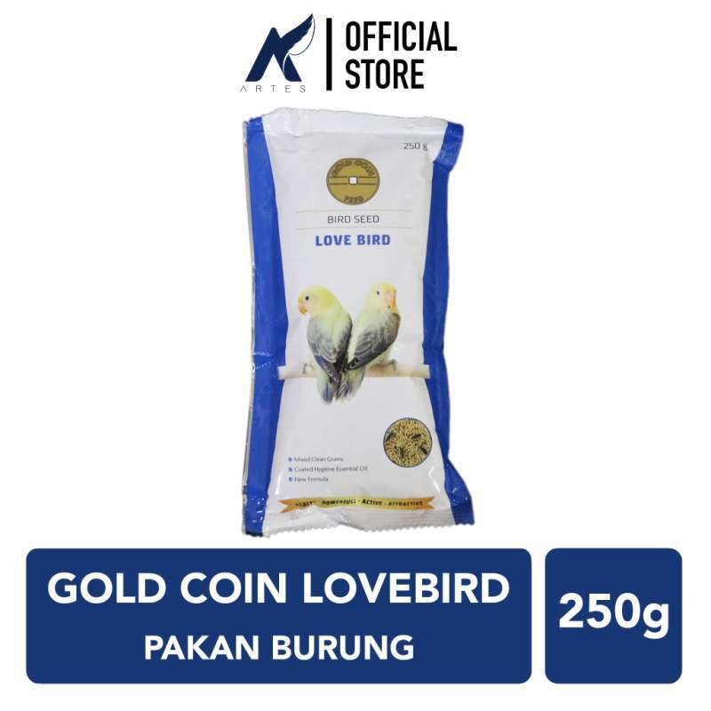 Jual GOLD COIN LOVEBIRD Pakan-Makanan Burung GoldCoin Love bird Biji ...