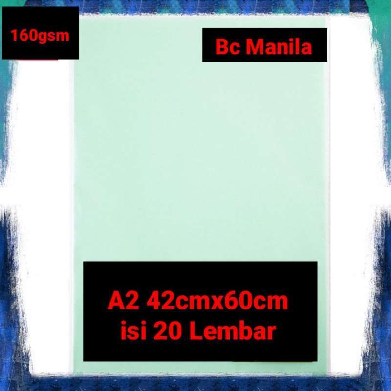 Jual Kertas Bc Manila Hijau Muda A2 isi 20 Lembar di Seller cyla paper ...