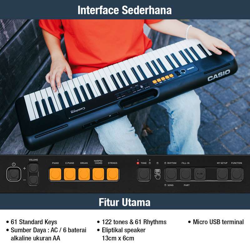 Jual Casio Ct S100 Keyboard Casiotone Cts 100 Cts100 Di Seller K-music ...