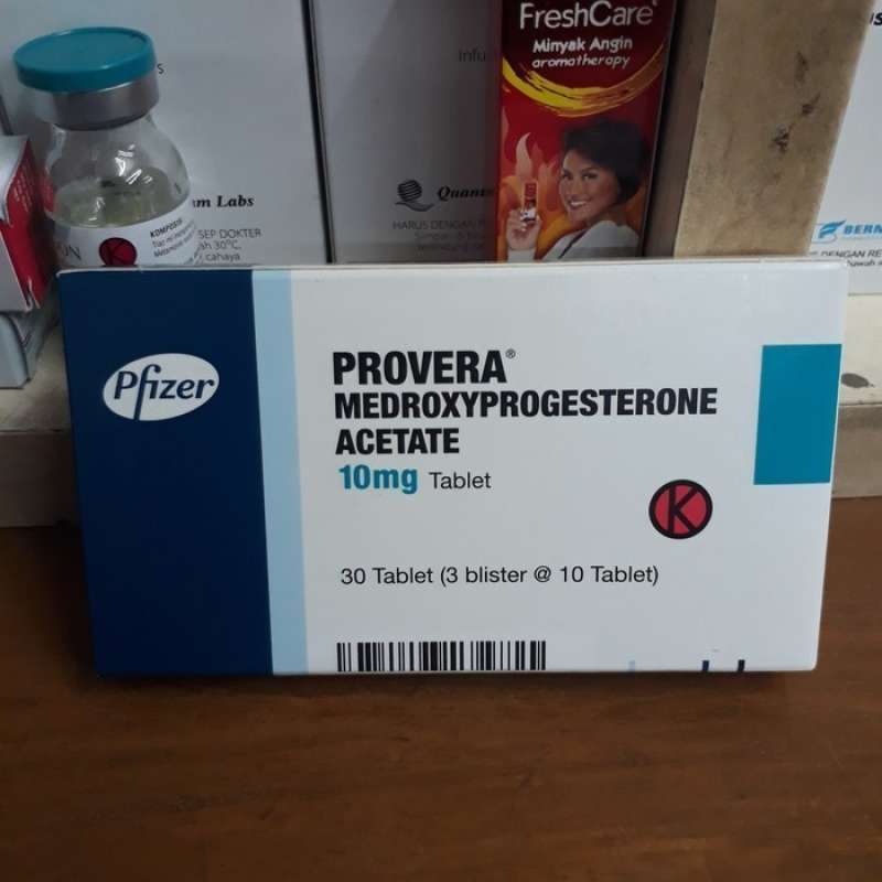 Jual Pfizer Provera 10 Mg Obat Kesehatan [ Box 30 Tablet] Di Seller Saif Shop - Pal Meriam, Kota ...