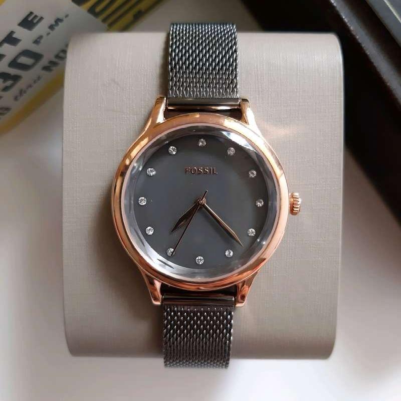 Jual Fossil BQ3393 Laney Three-Hand Smoke Stainless Steel Watch - Jam ...