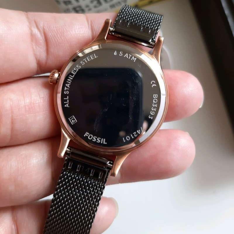 Jual Fossil BQ3393 Laney Three-Hand Smoke Stainless Steel Watch - Jam ...
