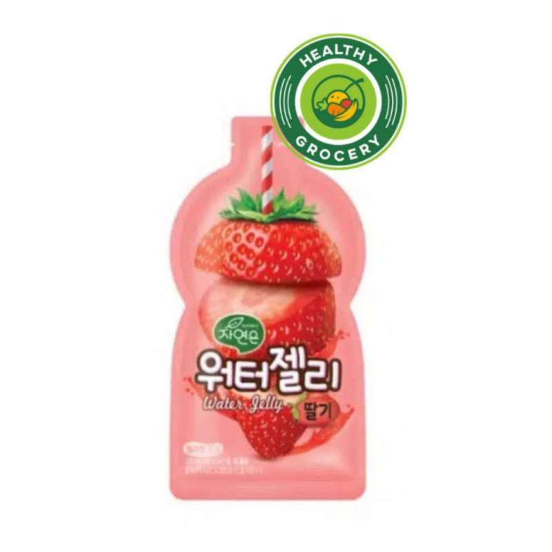 Jual Woongjin Zaiyeonun Water Jelly Strawberry 100ml Minuman Jeli Rasa ...