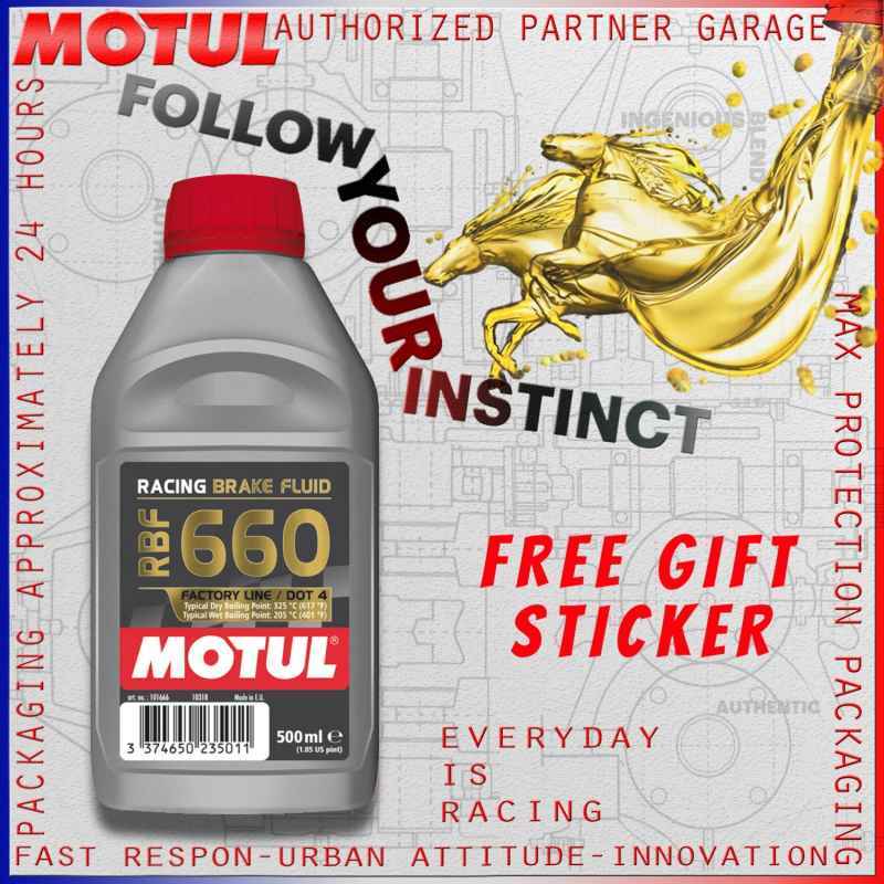 Promo Motul Dot Rbf 660 Brake Fluid Minyak Rem Oli Import [500 Ml ...