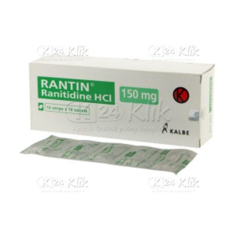 Jual Rantin 150Mg 1 Strip (10 Tablet) di Seller HaflaShop - Pal Meriam ...