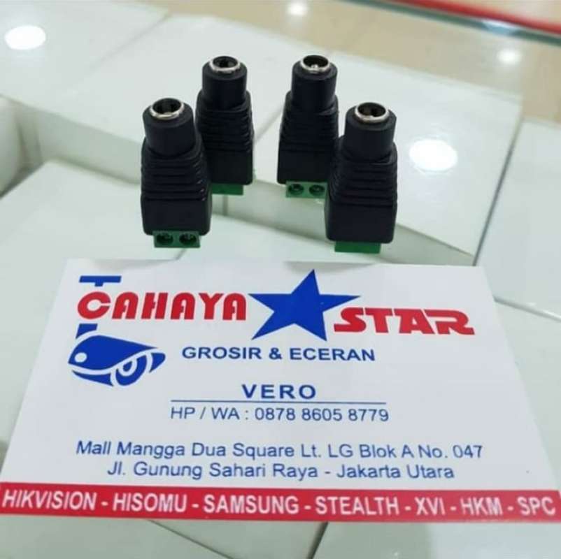 Jual Conector Dc Female Made In Taiwan Di Seller Cctv Cahaya Star ...