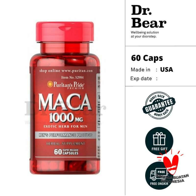 Jual Puritan Maca 1000 Mg - 60 Caps di Seller Dr. Bear - Paseban, Kota Jakarta Pusat | Blibli