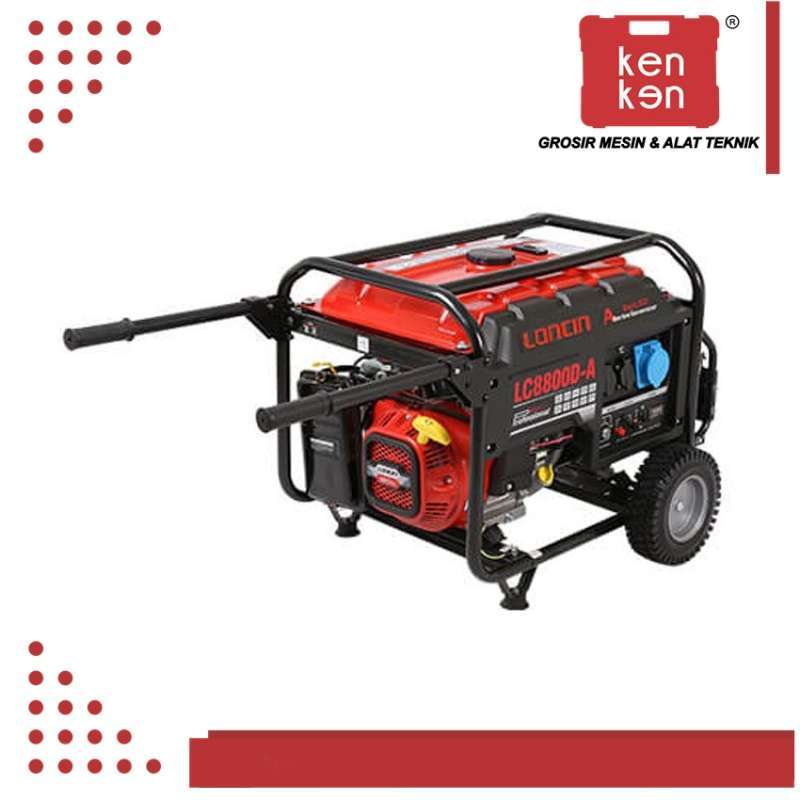 Jual Genset LONCIN LC 8800 D-A Generator Set Listrik Bensin LC8800D-A ...