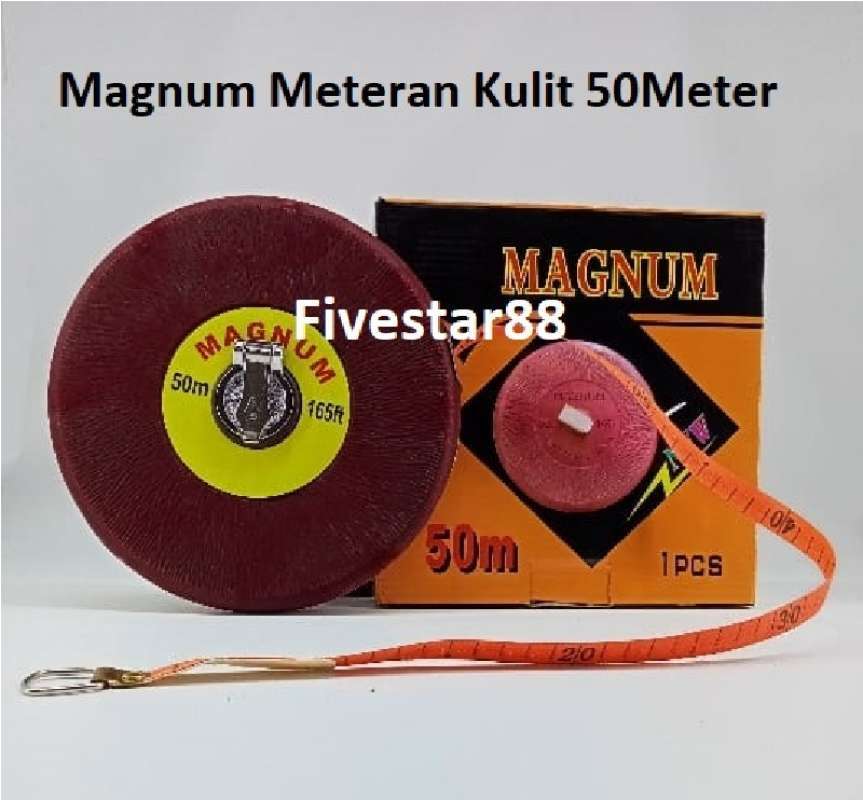Promo Meteran Magnum Meteran Kulit 50 Meter Pengukur Tanah Pengukur ...