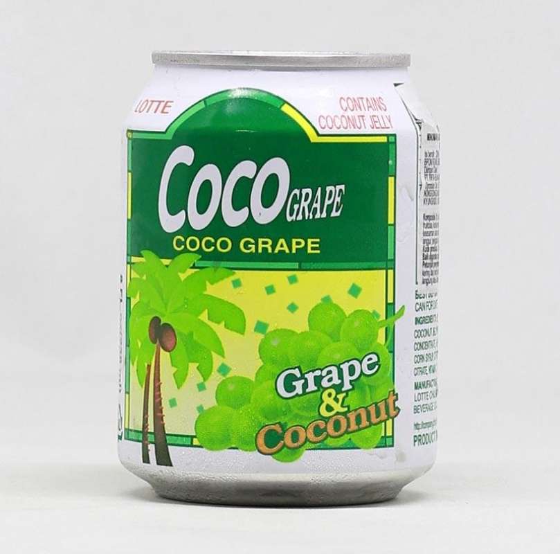 Jual LOTTE COCO GRAPE & COCONUT 238 ML di Seller Gajahmadafruitmarket ...