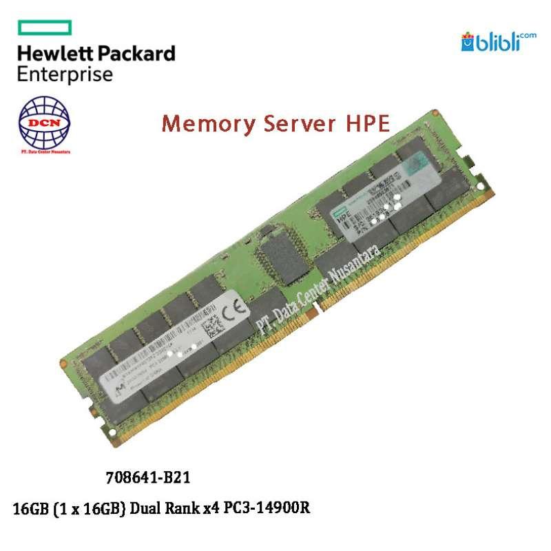 Jual 708641-b21 Ram Hpe Hp 16gb (1 X 16gb) Dual Rank X4 Pc3-14900r Di ...