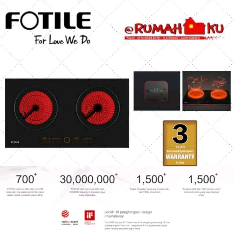 Promo KOMPOR LISTRIK VITRO CERAMIC FOTILE EEG75201 - 2 TUNGKU ELECTRIC ...