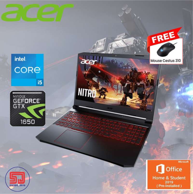 Jual Acer Predator Nitro 5 AN515-56-5603 [i5 11300H-8GB-512GB SSD ...