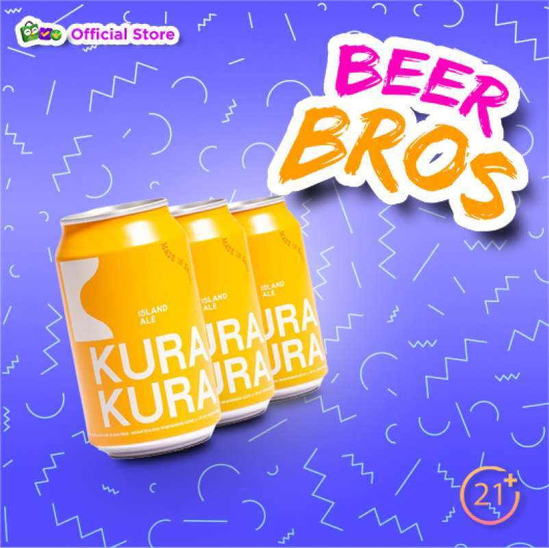 Promo Kura Kura Island Ale Craft Beer 330 ml (3 kaleng) Diskon 11% di Seller Beer Bros Indonesia ...