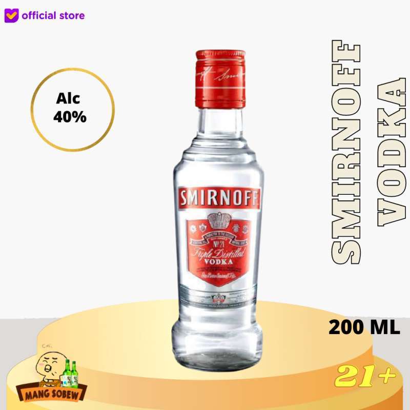 Jual Smirnoff Vodka Red 200ml di Seller MangSobew - Petukangan Selatan ...