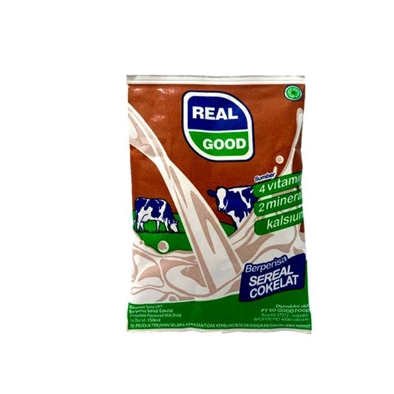 Jual Susu Uht Real Good Choco Milk Termurah - Harga Grosir Terupdate ...