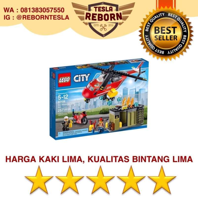 Jual Lego 60108 City - Fire Response Unit di Seller Tesla Reborn ...