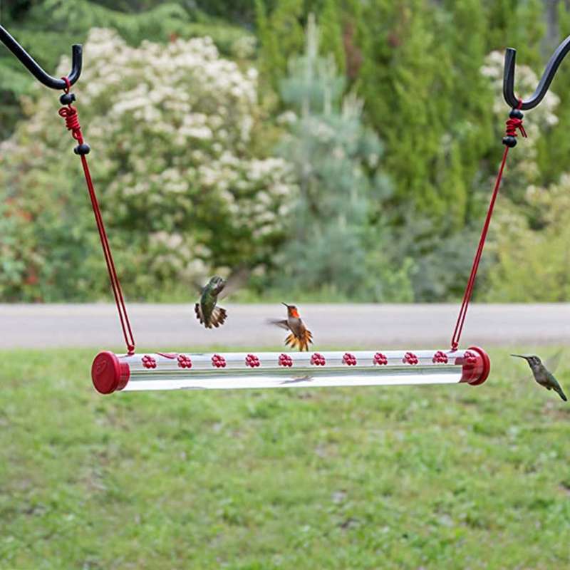 Promo Hummingbird Feeder with Hole Garden Birds Feeding Pipe ...
