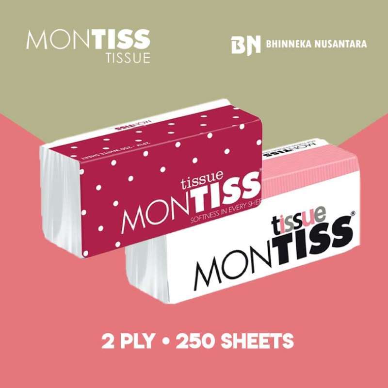 Jual Montiss Facial Tissue [2 Ply/250 Sheet] Di Seller Bhinneka ...