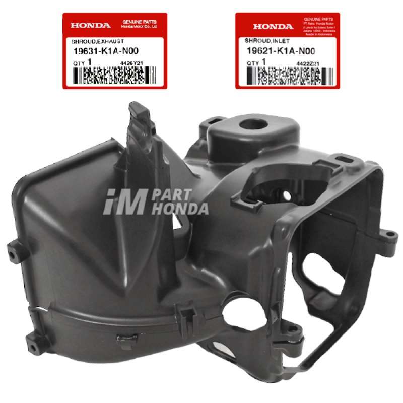 Jual AHM 19621-K1A-N00 19631-K1A-N00 Shroud In Ex Tutup Mesin Atas ...