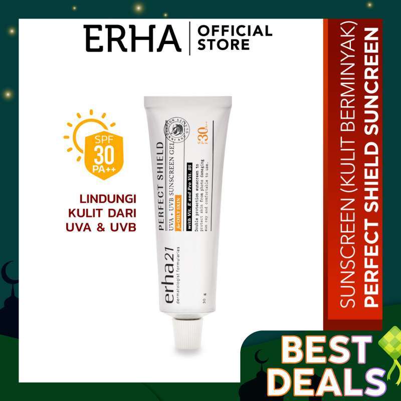 Promo original ERHA Perfect Shield Normal to Oily Skin SPF30/PA++ - Sunscreen Kulit Berminyak ...