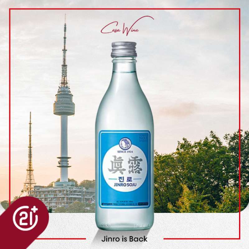 Promo Jinro Soju Is Back Minuman Alkohol Khas Korea Selatan [360 mL ...