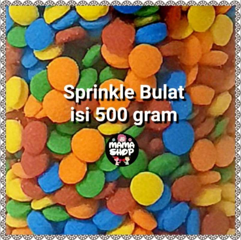 Jual Sprinkle Spikel Trimit 500 Gram Bulat Mickey Head Bentuk Round ...