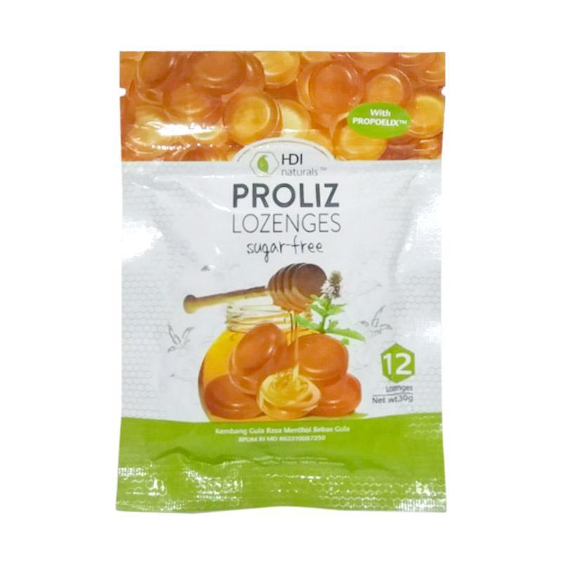 Jual HDI Proliz Lozenges Permen Pelega Tenggorokan [12 Loz/Sachet] di ...