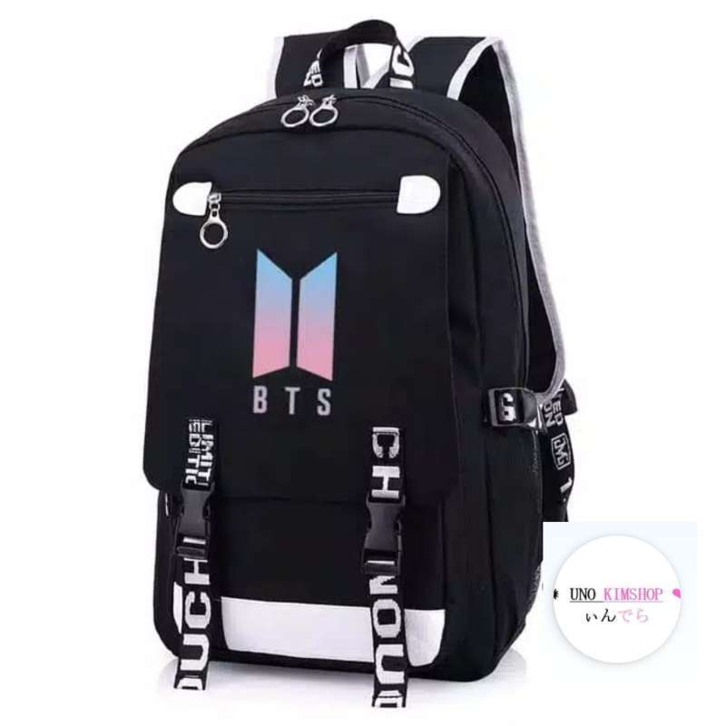 Jual TAS RANSEL BTS BT21 CEWEK/COWOK FASHION KPOP STYLE KEREN di Seller ...