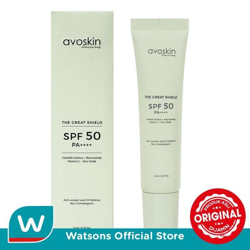 Jual Avoskin The Great Shield Sunscreen SPF 50 PA++++ 5ml di Seller ...