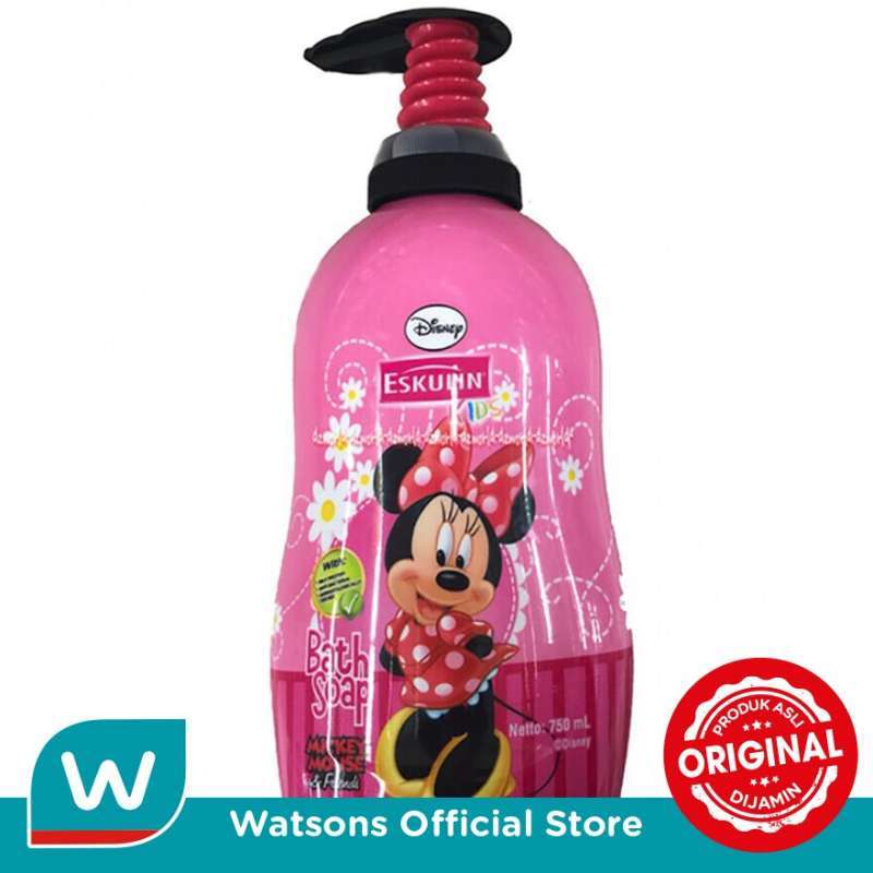 Jual Disney Minnie Mouse Eskulin Kids Bath Soap Bottle [750 mL] di ...