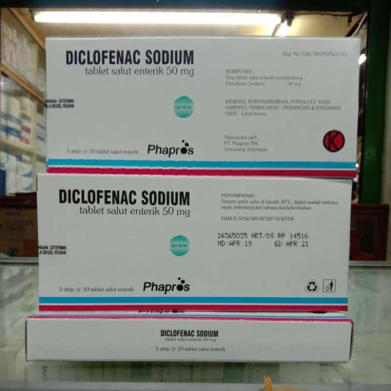 Jual diclofenac sodium 50mg nadic perbox isi 50 tablet di Seller ARSHAD ...