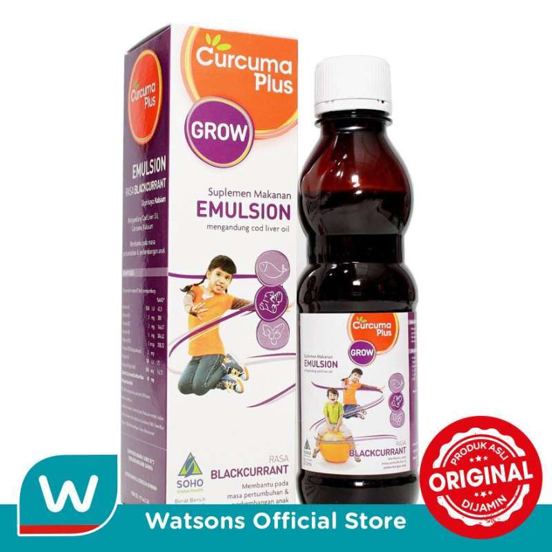 Jual Curcuma Emulsion Blackcurrant Suplemen [200 Ml] Di Seller Watsons ...