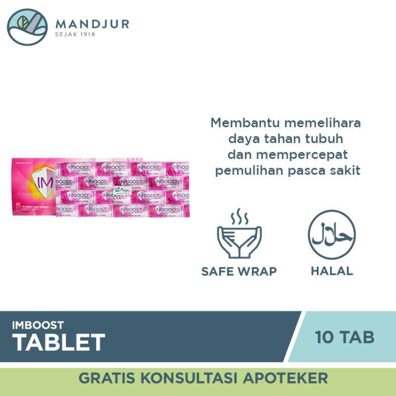 Jual Imboost Tablet Suplemen Kesehatan di Seller Apotek Mandjur ...
