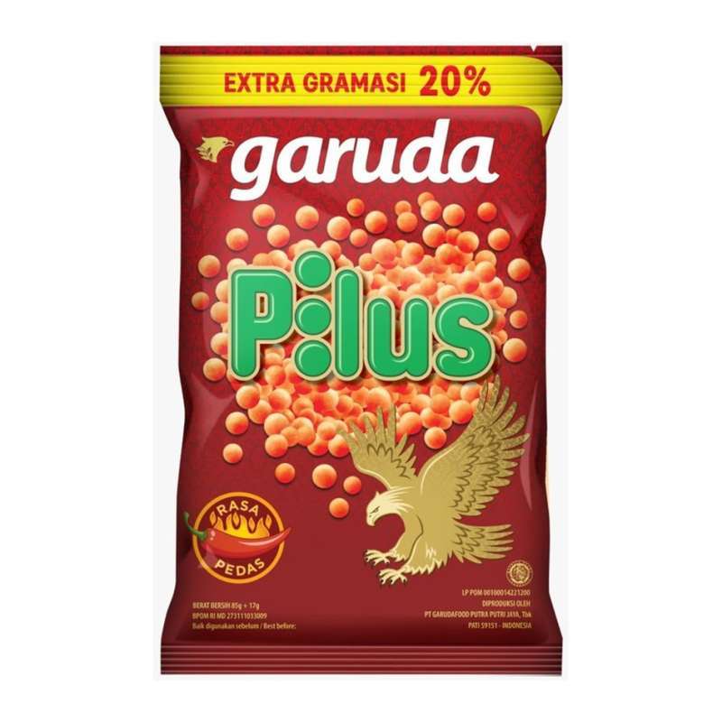Jual garuda Pilus Pedas 85 g di Seller Alfamart Click & Collect ...