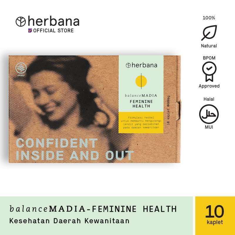Promo Herbana Balance Madia Feminine Health Obat Herbal [10 Kaplet ...