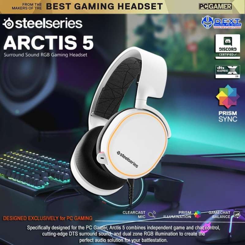 Promo SteelSeries 2019 Edition Arctis 5 Gaming Headset Diskon 5% di ...