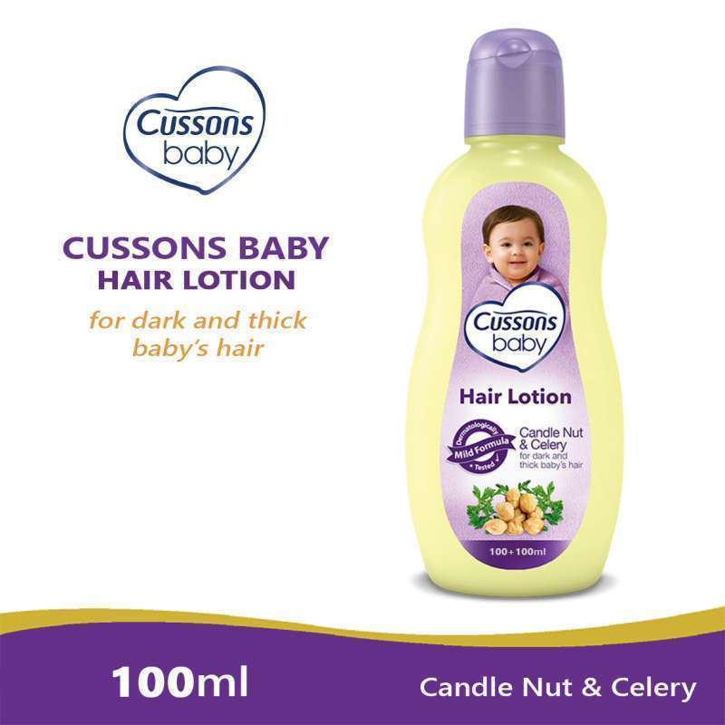 Jual CUSSON BABY HAIR LOTION 100 + 100 ML ( CANDLE NUT & CELERY) di ...