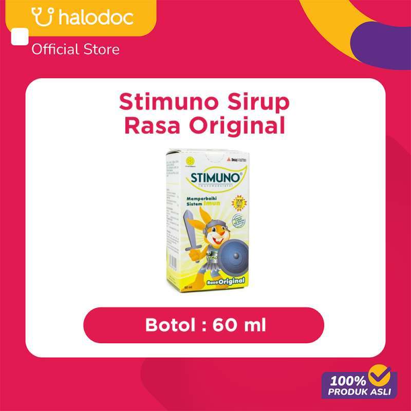 Jual Stimuno Sirup Rasa Original 60 ml di Seller Halodoc Official Store ...