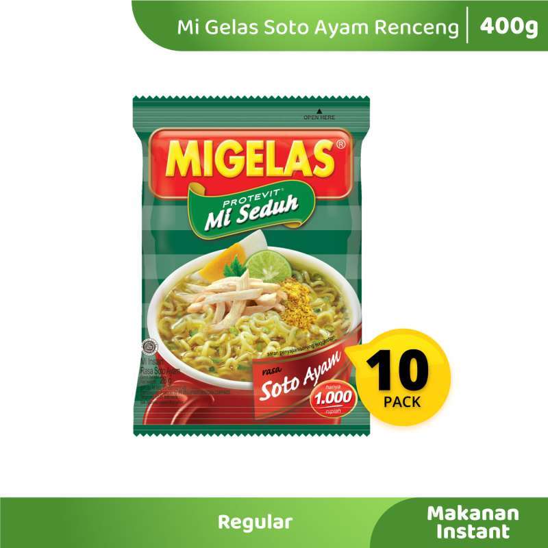 Jual Migelas Soto Ayam Mie Instan [10 Sachets/ 28 g] di Seller Mayora ...