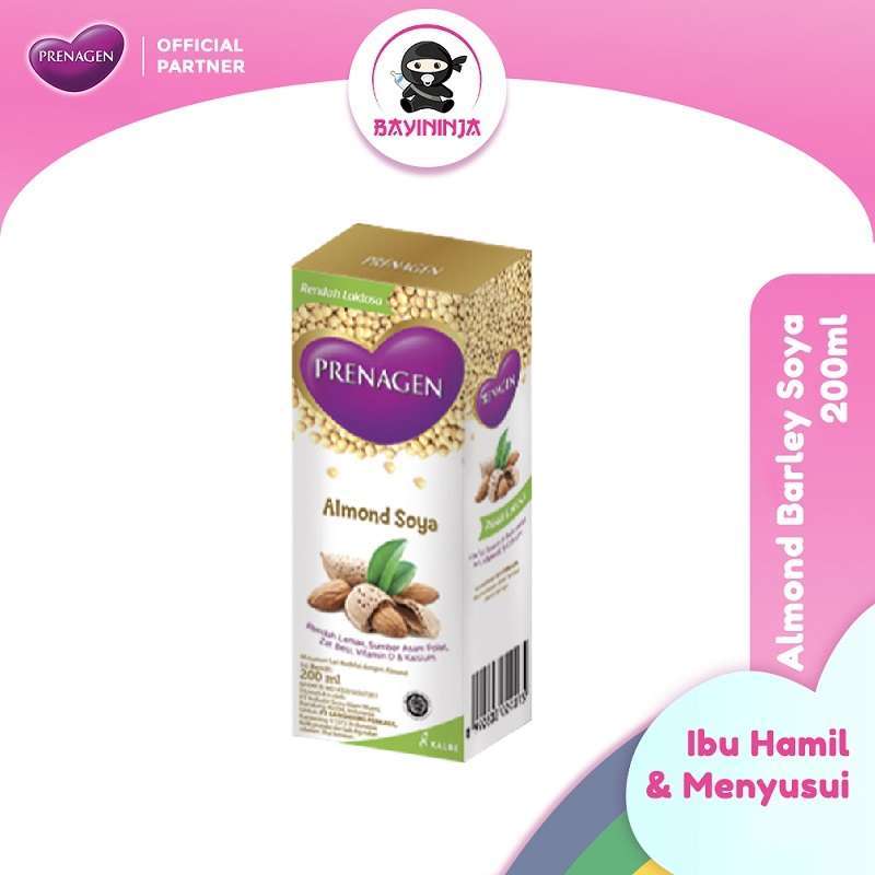 Jual Prenagen Almond Barley Soya Susu UHT [200 ml] di Seller BAYININJA Official Store ...