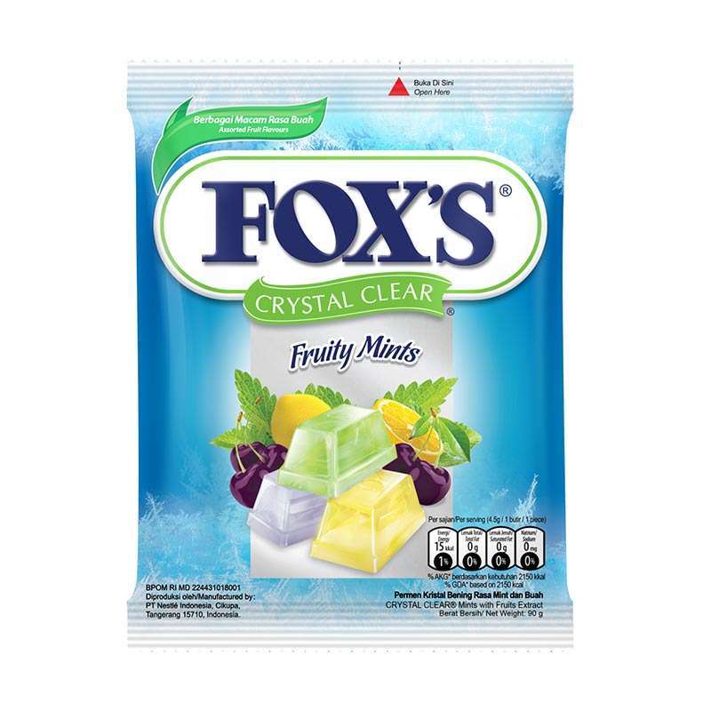 Promo SMG/JOG/SOLO - FOX'S Fruity Mints Permen [90 g/ Bag] Diskon 13% ...