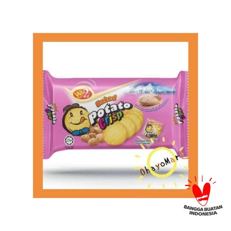 Jual Win2 baked potato crisp Himalayan Salt Flavour / winwin baked ...