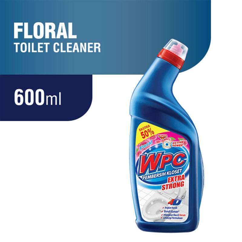 Jual WPC Toilet Cleaner Pembersih Toilet Extra Strong Botol 600ml ...