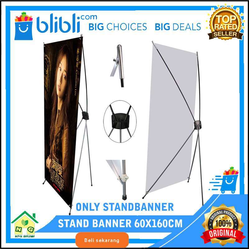 Promo Nasya Gaulcomp Stand Banner Kerangka Rangka Spanduk Display ...
