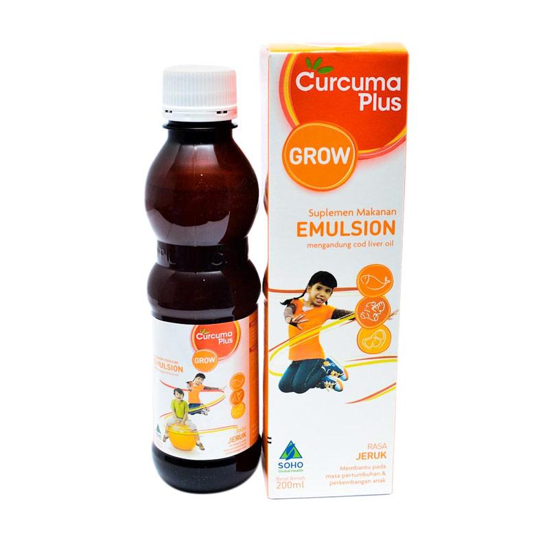 Promo Curcuma Plus Emulsion Rasa Jeruk Sirup Suplemen [200 mL] Diskon 5 ...