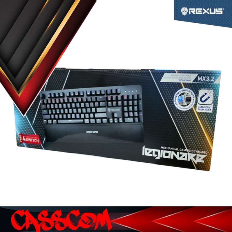 Jual Rexus Mx3.2 Mechanical Legionare Keyboard Gaming - Brown Switch Di ...