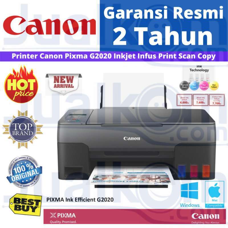 Promo Printer Canon Pixma G2020 G 2020 Print, Scan, Copy Diskon 16% di ...