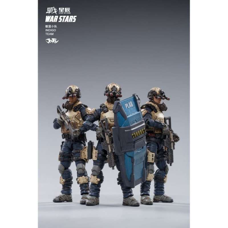 Jual Joy Toy 1-18 Scale Figure - War Star Indigio team SET ORIGINAL ...
