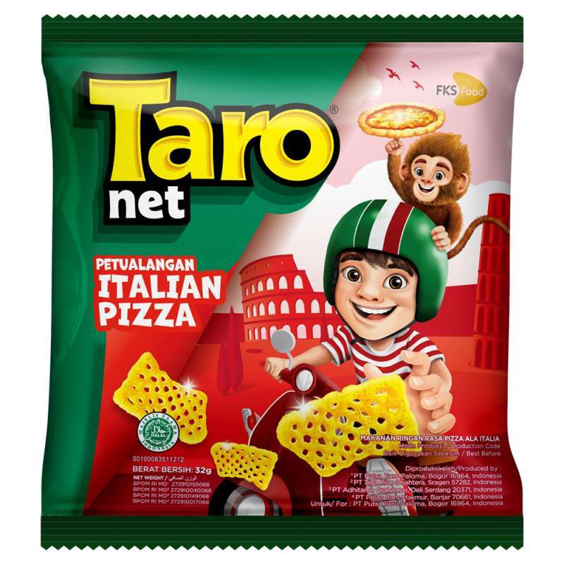 Jual Taro Net Snack Italian Pizza 32g 2pcs di Seller Alfamidi ...
